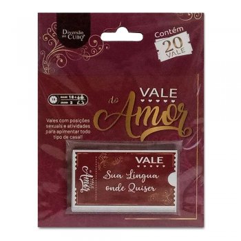 Comprar Vale do Amor - 20 Vales (Posições e Ações) | Pink Play Sex Shop